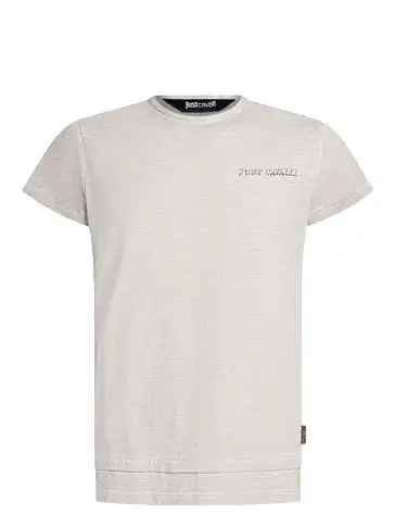 Just Cavalli T-shirt Light Size Cotton - Grey