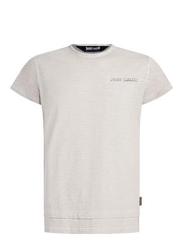 Just Cavalli T-shirt Size Cotton - Light Grey