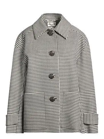 Paul & Joe Virgin Wool Checked Blazer - Black
