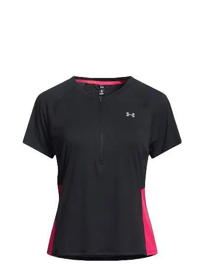 Under Armour Short Sleeve Half-zip Performance Top - Black