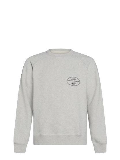 Officine Générale Sweatshirt Size Organic Cotton - Light Grey