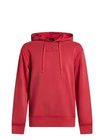 Armani Exchange Modal, Polyester, Elastane Hoodie - Red