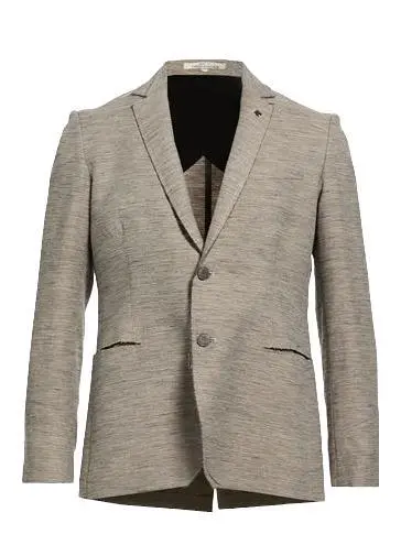 MESSAGERIE Blazer Size Cotton, Linen, Polyester - Grey