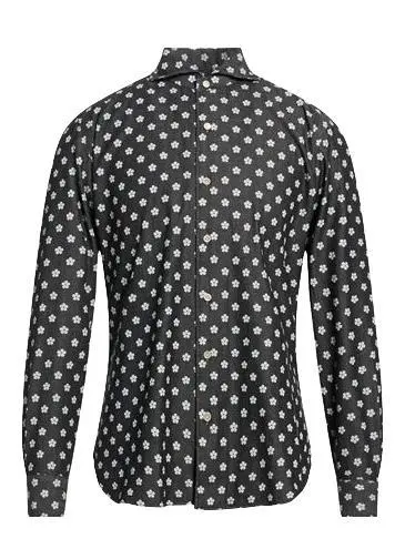 LUIGI BORRELLI NAPOLI Denim Shirt Size Cotton - Grey