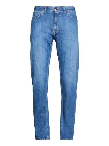 Isaia Cotton Elastane Jeans - Blue