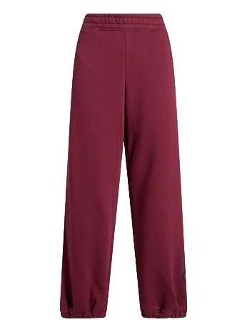 Karl Lagerfeld Burgundy French Terry Logo Track Pants - Red