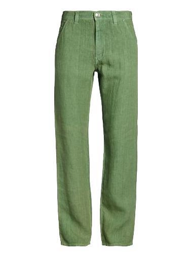 120% Lino Linen Pants - Green