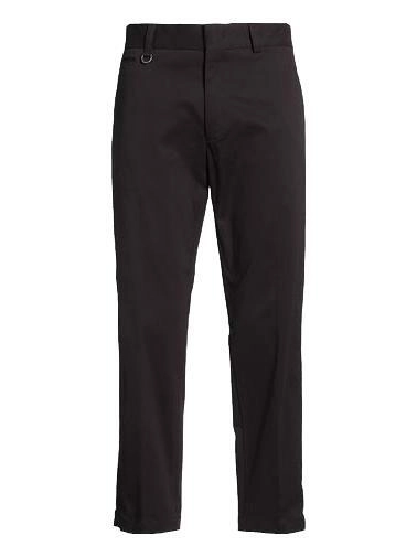 PAOLO PECORA Pants Size Cotton, Elastane - Black