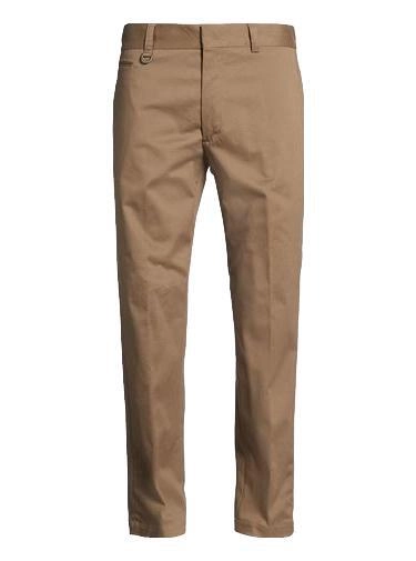 PAOLO PECORA Pants Size Cotton, Elastane - Khaki