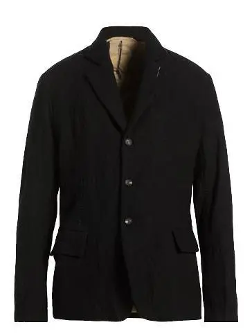 Masnada Blazer Size Wool, Cotton, Metal Fiber - Black