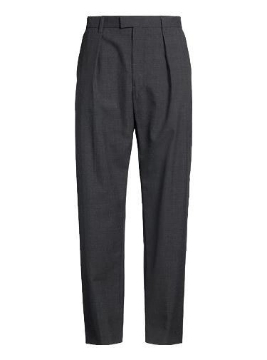 Sandro Tailored Straight Leg Wool Blend Pants - Grey