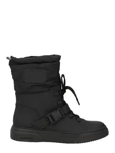 BALDININI Leather Padded Ankle Boots - Black