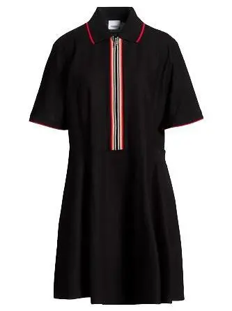 Burberry Cotton Polo Dress - Black