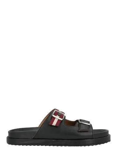 Bally Leather Sandals With Buckle Fastening - Black