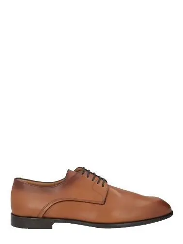 FERRAGAMO Calfskin Lace-up Shoes - Brown