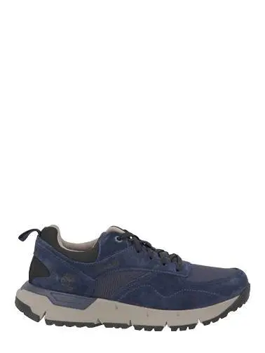 Timberland Leather And Textile Low-top Sneakers - Navy