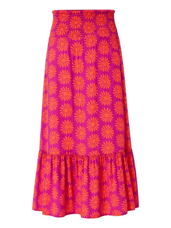 MIND TRAVELER Casiopea Maxi Skirt - Red