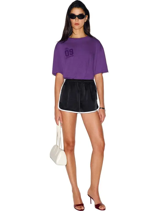 REFORMATION Scottie High-rise Micro Shorts - Black