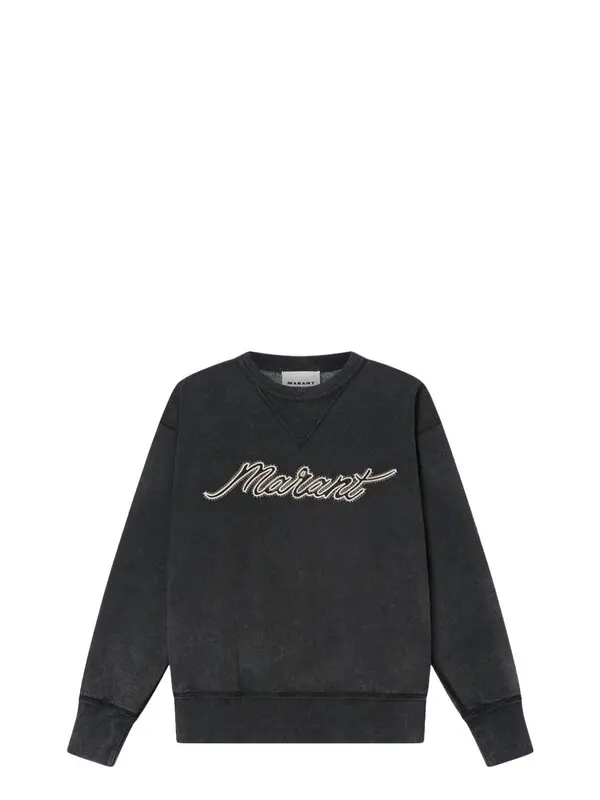 MARANT ETOILE Rise Cotton Sweatshirt - Black