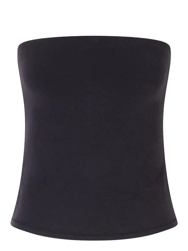 SKIMS Cotton-blend Jersey Tube Top - Gray