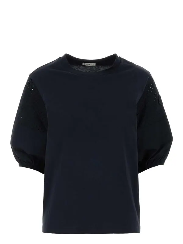 Moncler Cotton T-shirt - Blue