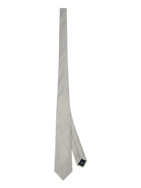 Polo Ralph Lauren Silk English Repp Solid Neck Tie - Grey