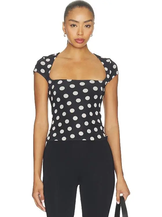 AFRM Winona Top - Black