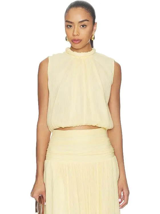 CAMILA COELHO Leora Top - Yellow