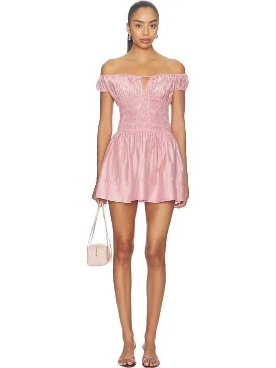 CAMILA COELHO Anastacia Mini Dress - Mauve