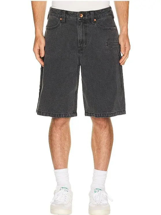 Brixton Builders Carpenter Baggy Short - Black