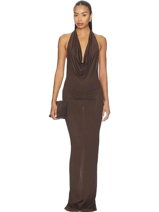 Eterne Gisele Maxi Dress - Brown
