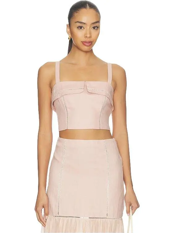 HEVRON Alba Top - Pink
