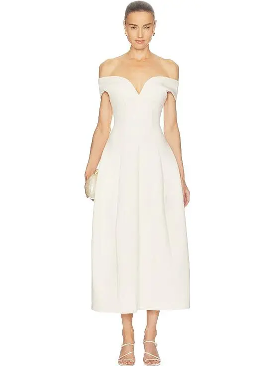 CAMILA COELHO Nila Midi Dress - Ivory