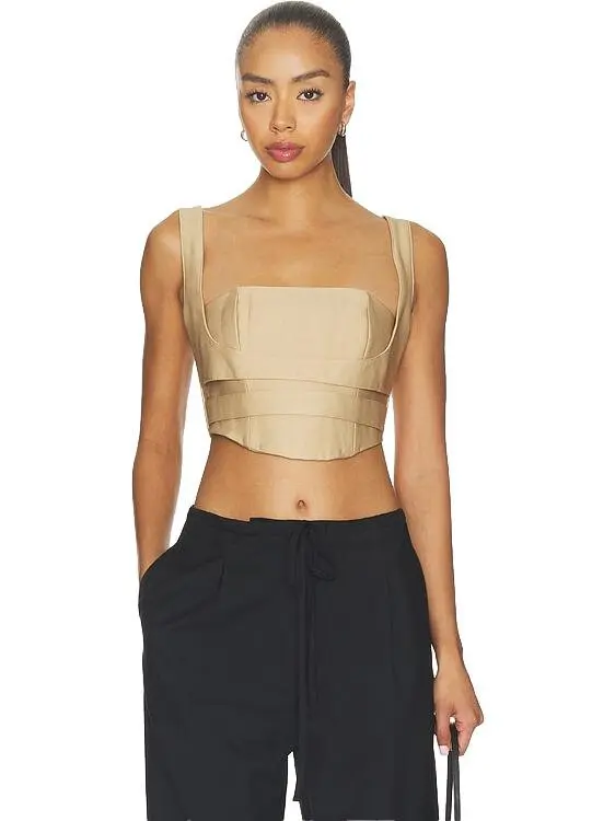 AFRM Kendra Top - White Pepper