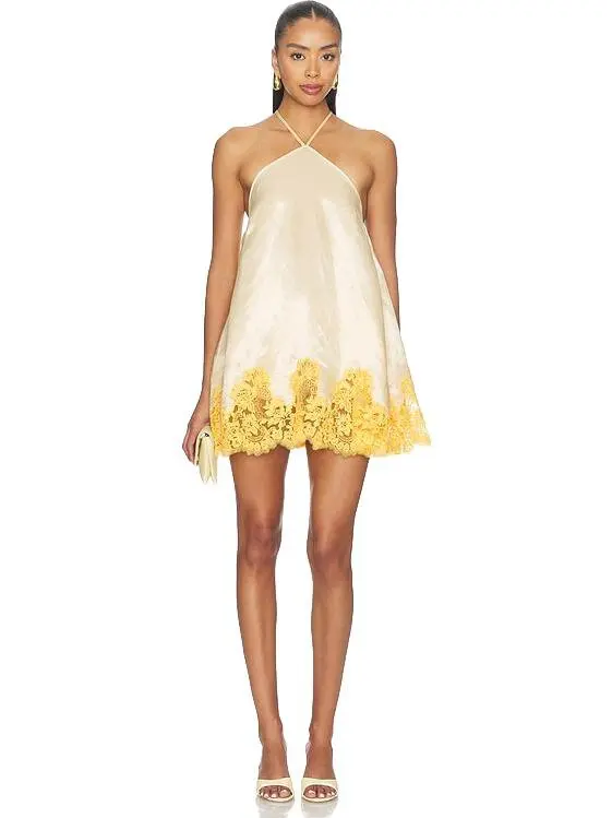 CAMILA COELHO Anahi Mini Dress - Yellow