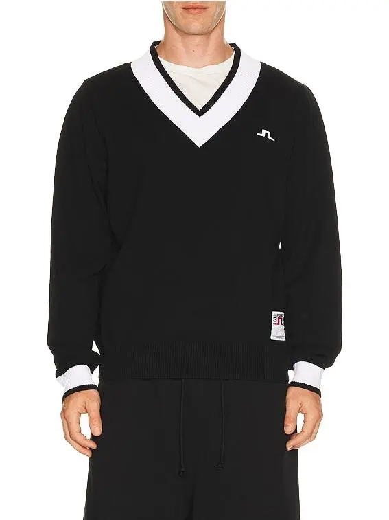 J. Lindeberg 30y Nikolas Knit Sweater - Black