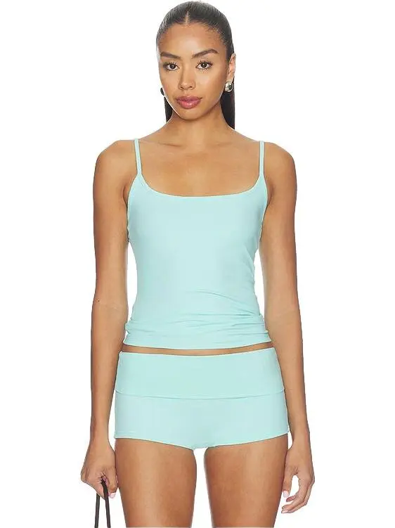 NIIHAI Spaghetti Strap Tank Top - Ice