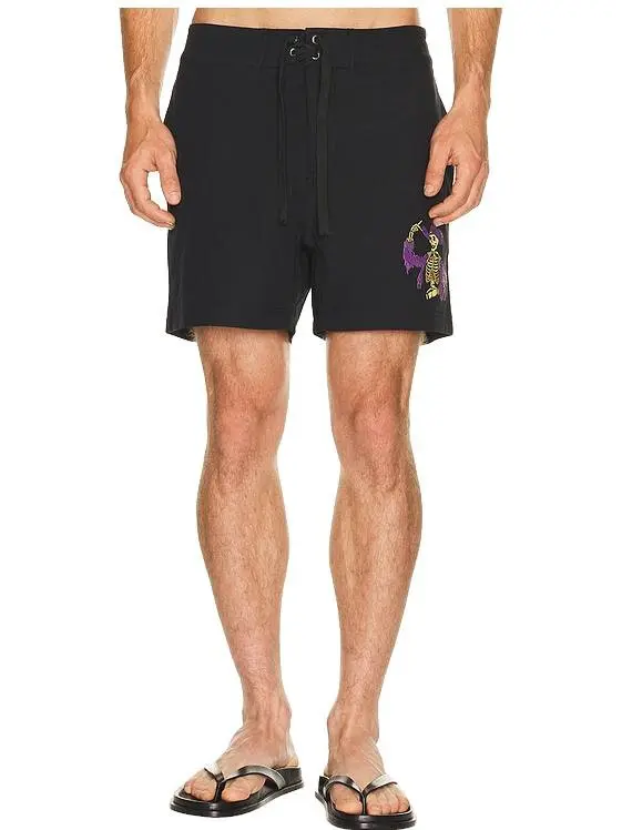 SENDERO PROVISIONS CO. Marejada Boardshort - Black
