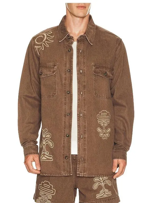 Agua Bendita Ethan Shirt - Brown