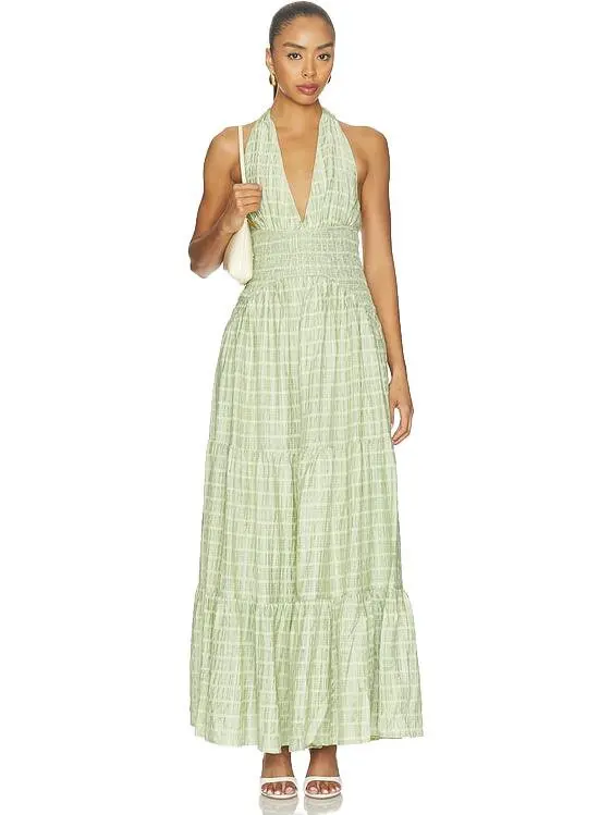CURAAE BY ELLIATT Leora Maxi Dress - Sage