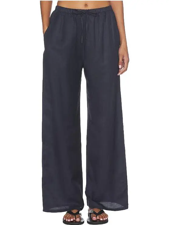 LESET Daniel Drawstring Pocket Pant - Midnight