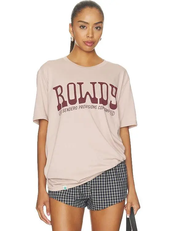 SENDERO PROVISIONS CO. Rowdy Graphic T-shirt - Sand