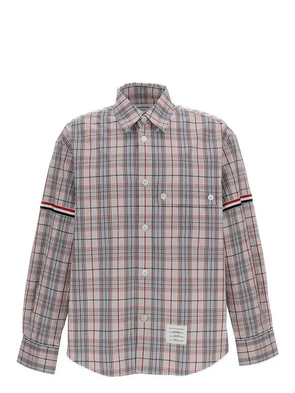 Thom Browne Oversized Plaid Shirt - Multicolor