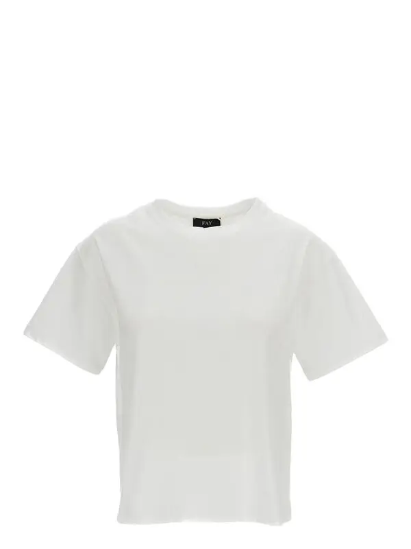 FAY Cotton T-shirt - White