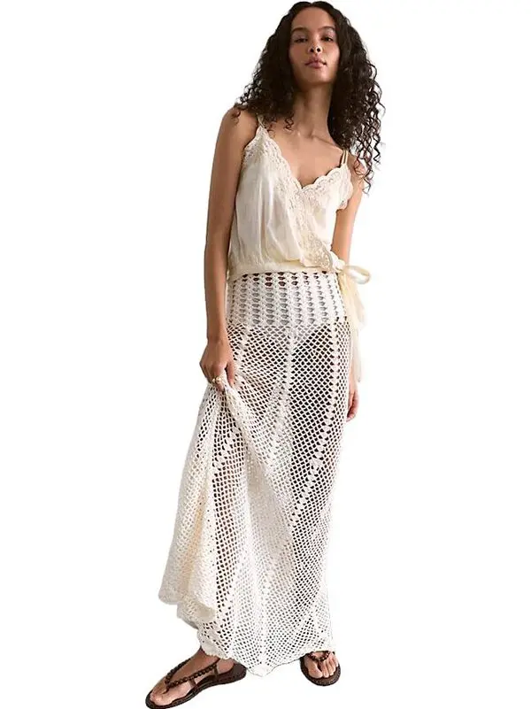Akoia Swim Pelita Maxi Skirt - Ivory