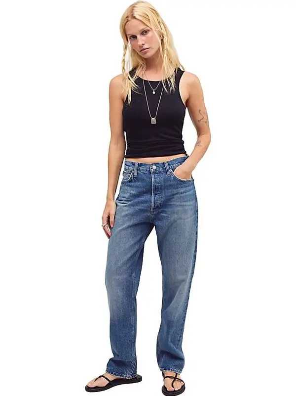 AGOLDE 90s Pinch Waist Straight Leg Jeans - Circulate