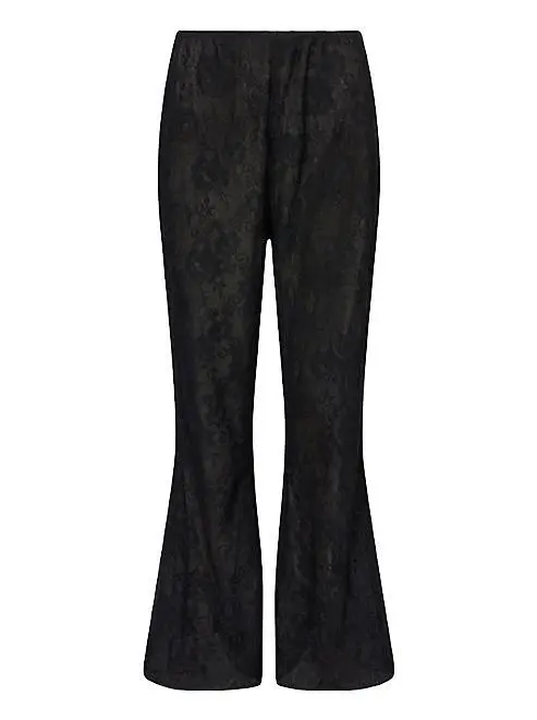 Dissh Anya Lace Woven Trousers - Black