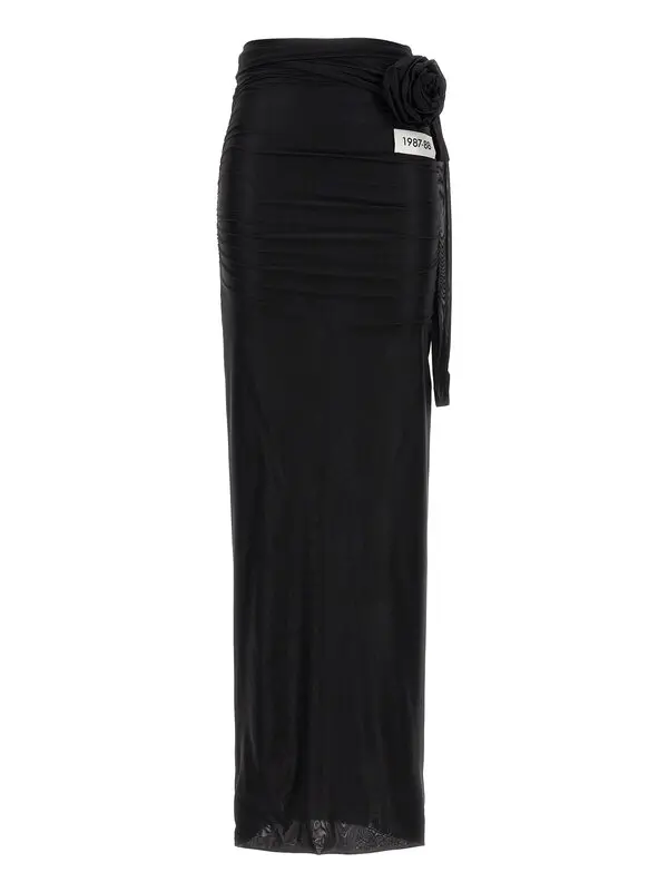 Dolce & Gabbana Kim' Longuette Skirt - Black