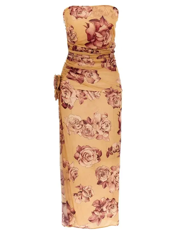 Magda Butrym Off-the-shoulder Midi Dress - Multicolor