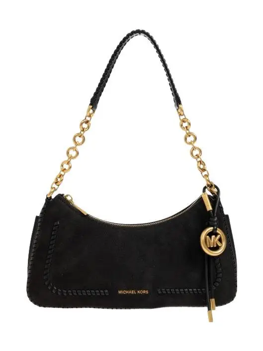 Michael Kors Shoulder Bag With Chain Strap - Black